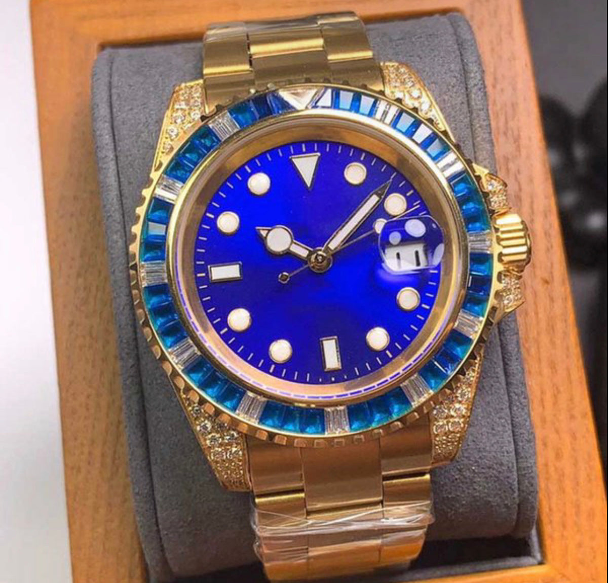 Iced Out Gold Watch – Cz Customs